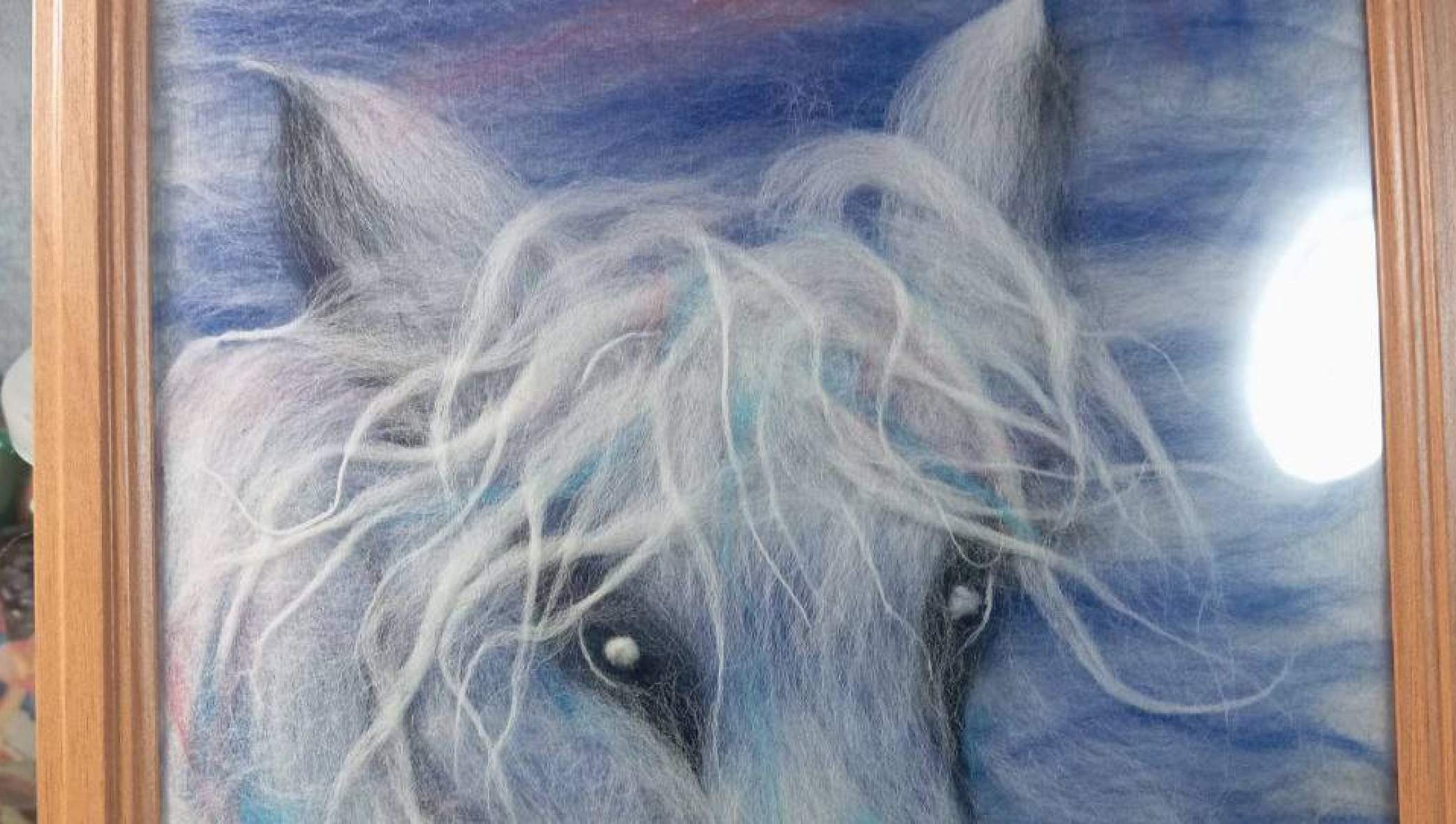 Мастер-класс «Картина из шерсти «Конь в яблоках», отзывы, расписание и ...